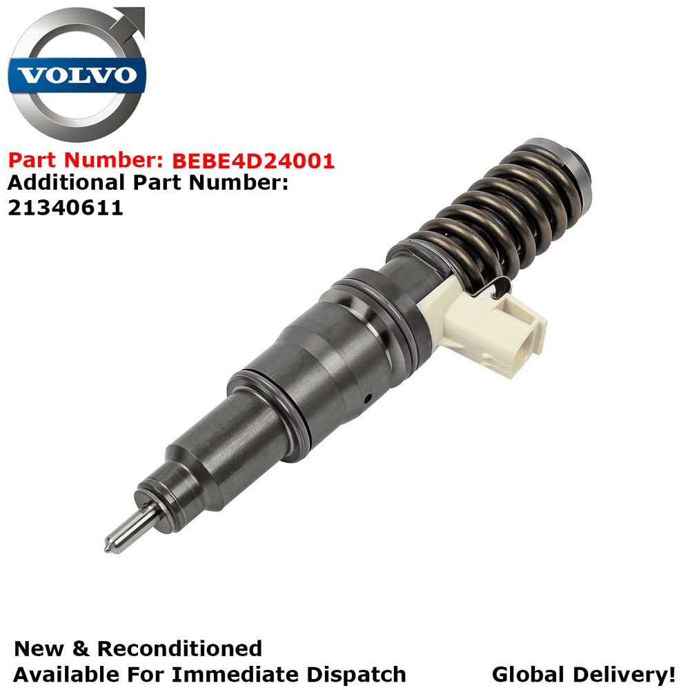 VOLVO FH460 4 NEW AND RECONDITIONED DELPHI DIESEL INJECTOR 21340611 ...