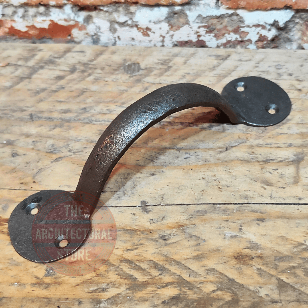 180mm Round End Cast Iron Drawer And Door Pull Handle