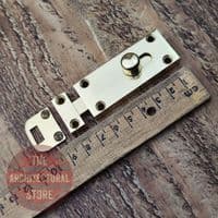 63mm Polished Brass Sliding Bolt