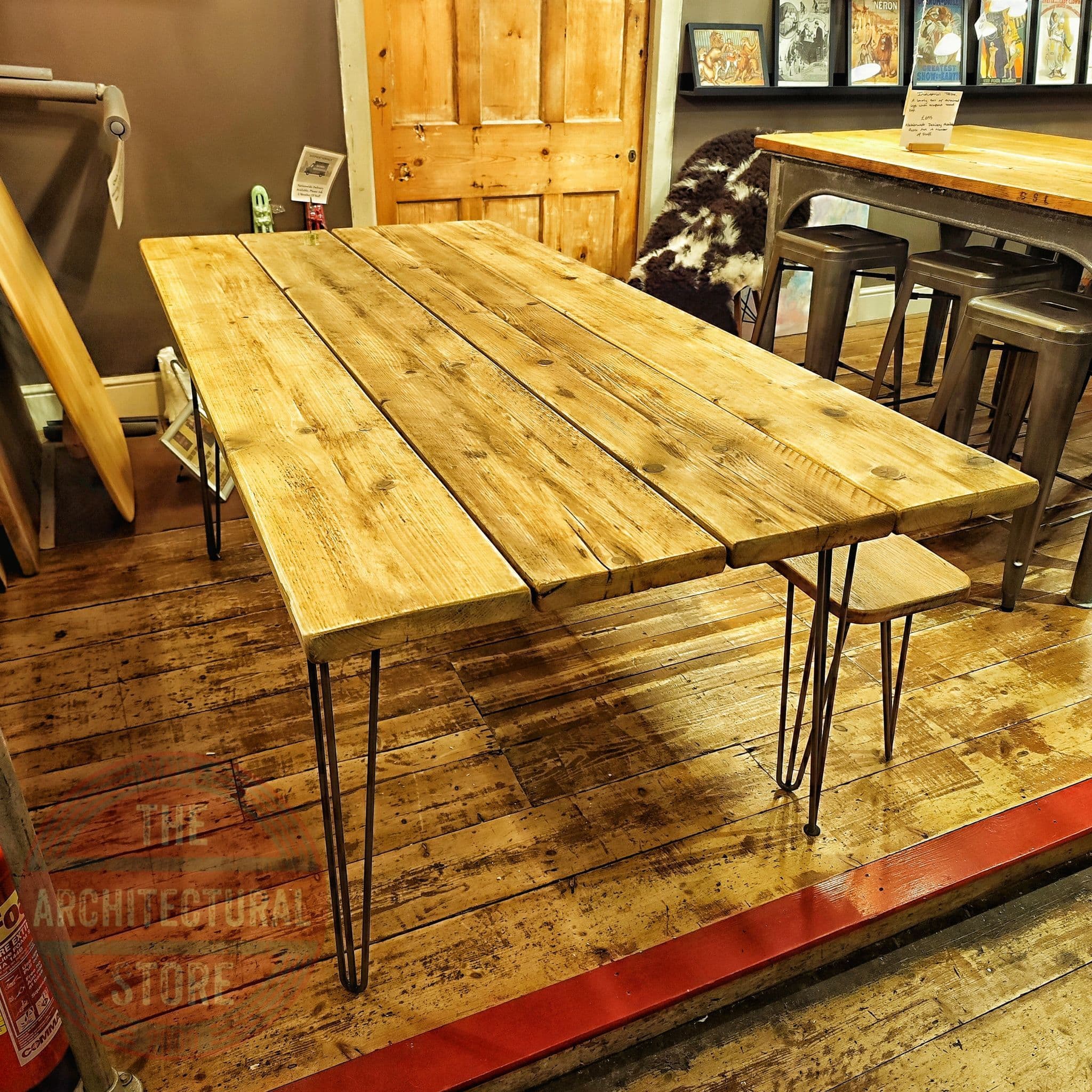 6ft Scaffold Plank Dining Table