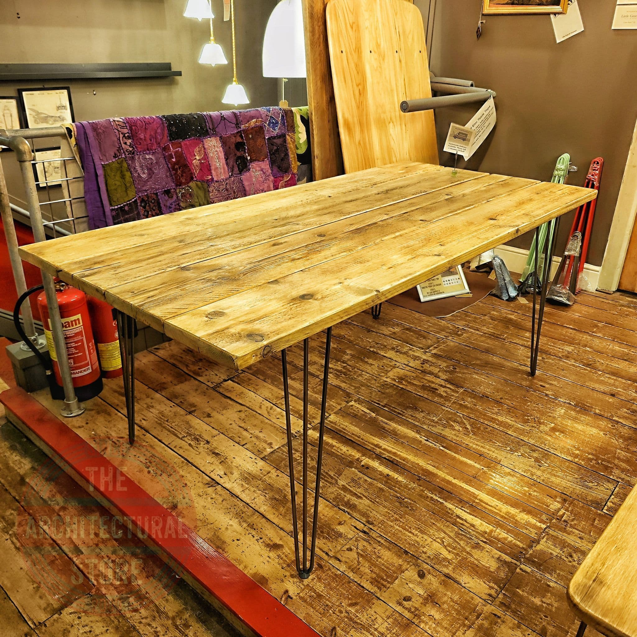 6ft Scaffold Plank Dining Table
