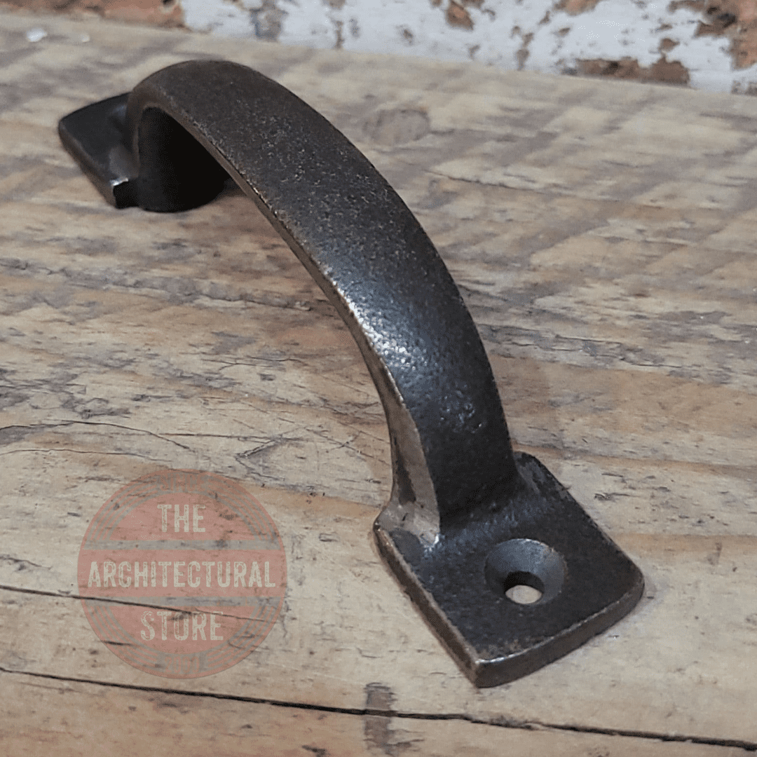 Antique Iron Square D Handle 120mm