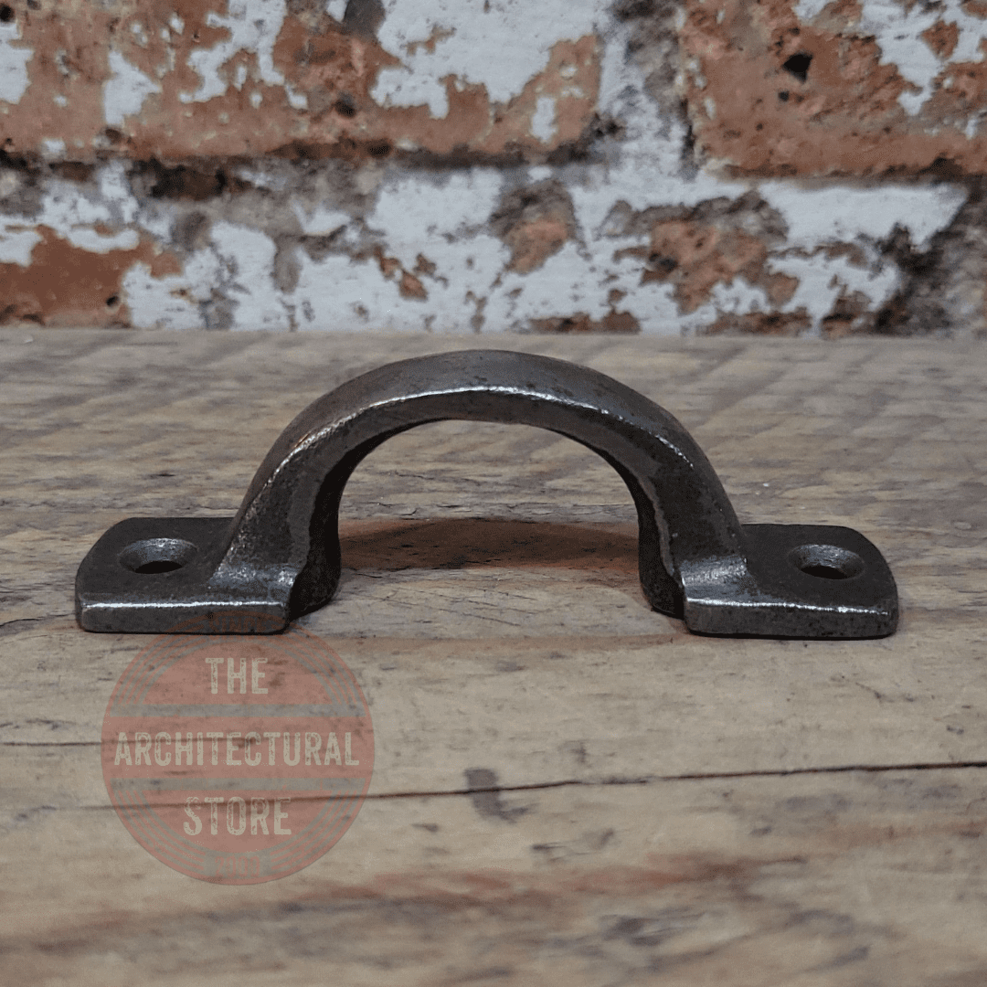 Antique Iron Square D Handle 85mm