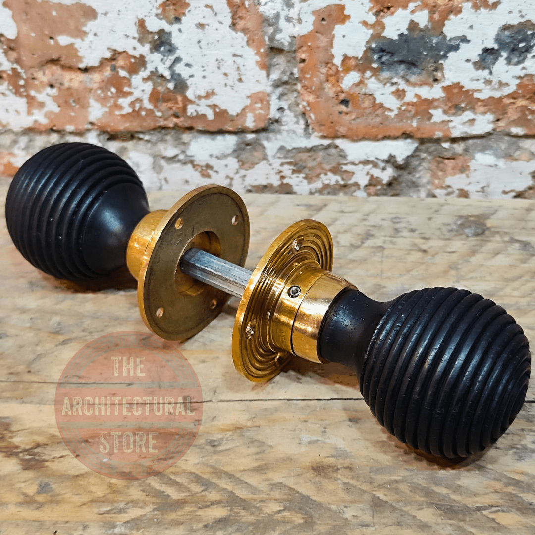 Beehive Door Knobs Ebonised