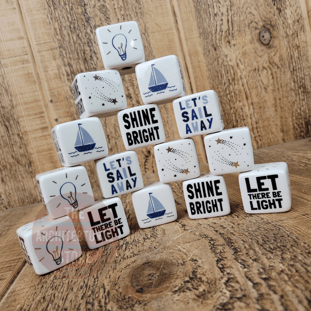 Ceramic Cube Light Pulls