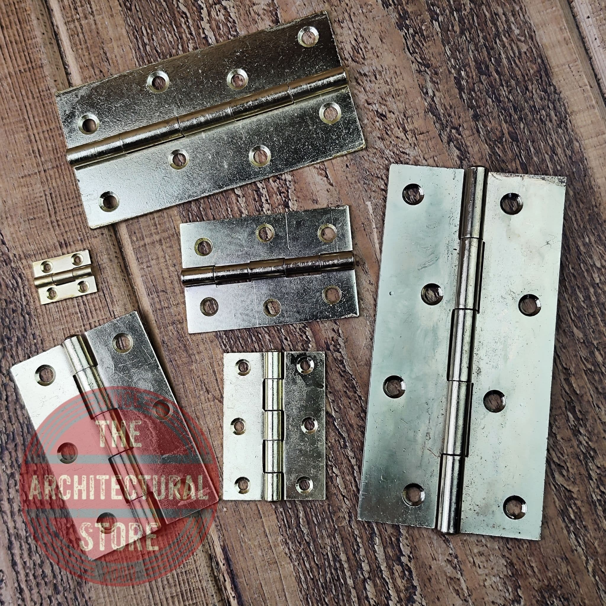 Electro Brassed Butt Hinges Internal Door Hinges