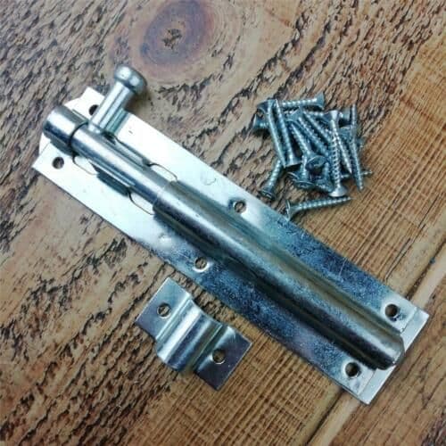 Enclosed Tower Bolt Zinc Sliding Bolt 3 75mm