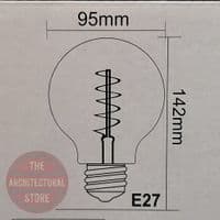 Globe Spiral Bulb G95 320 Lumen