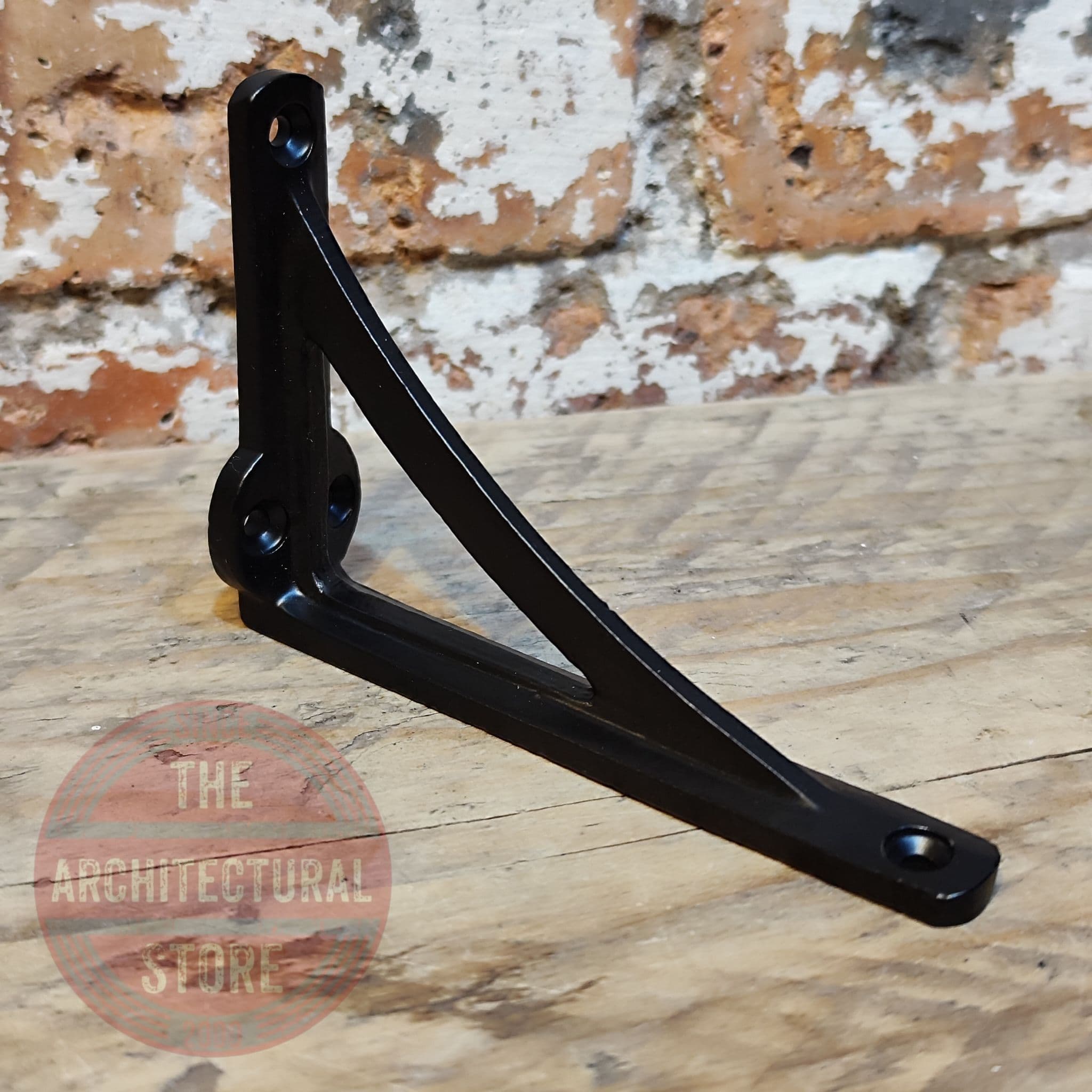 Heavy Duty Black Shelf Bracket 4" X 3"