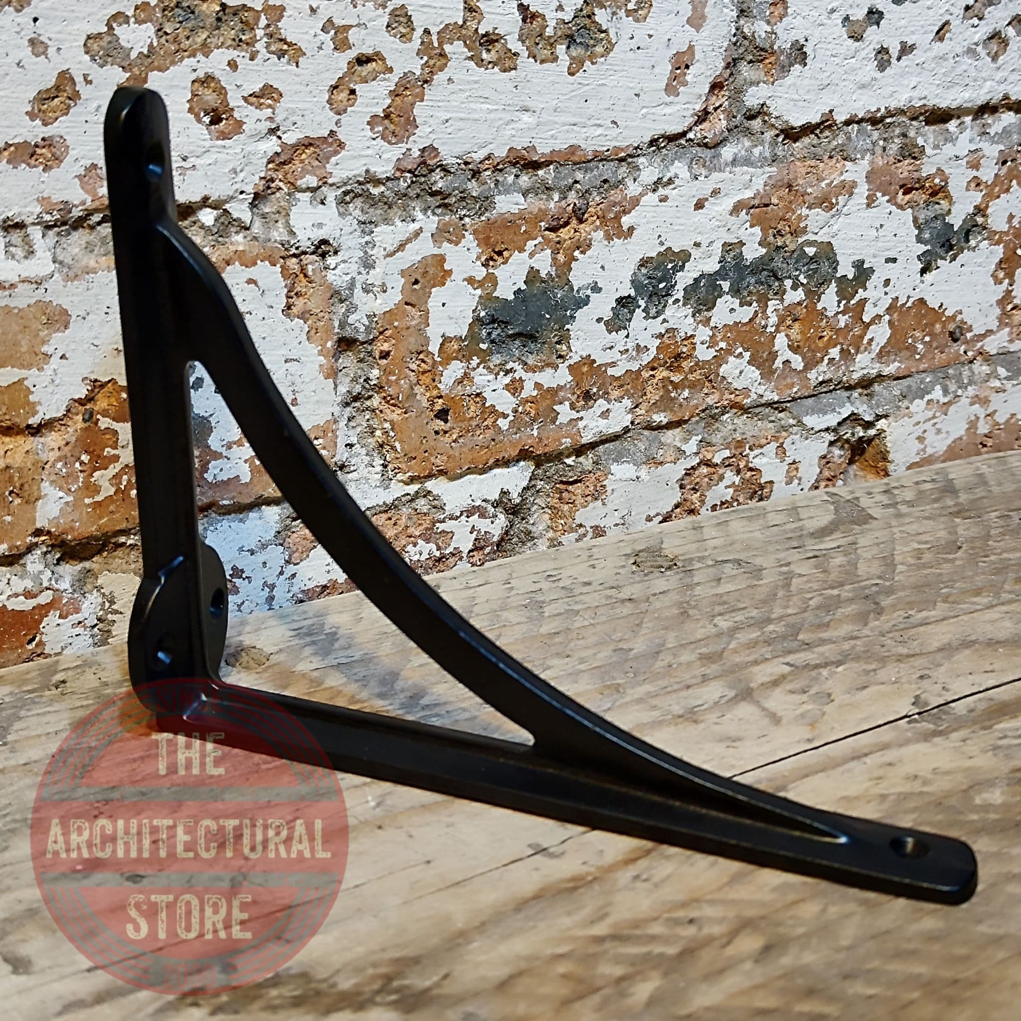 Heavy Duty Black Shelf Bracket 5-1/2" x 7"