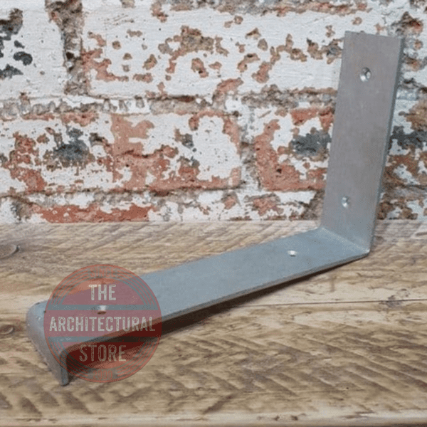 Heavy-Duty Shelf Brackets Galvanised 6 x 8"