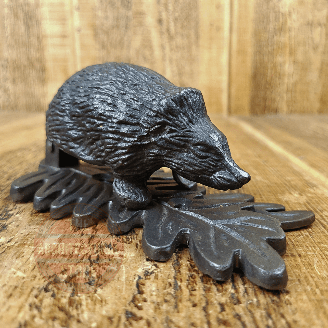 Hedgehog Door Knocker Solid Brass & Antique Iron
