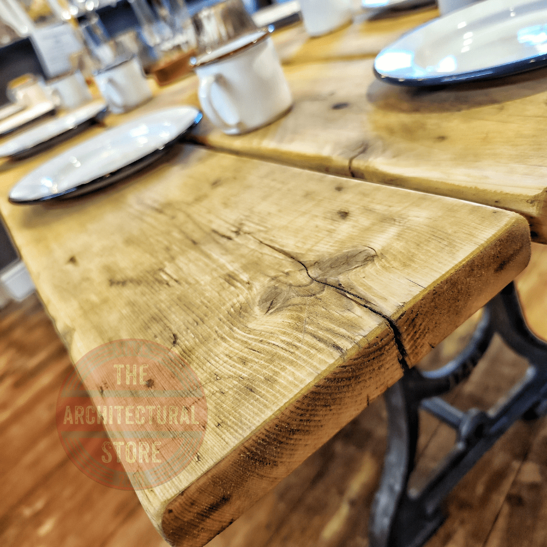 Industrial Scaffold Board Table On Singer Legs
