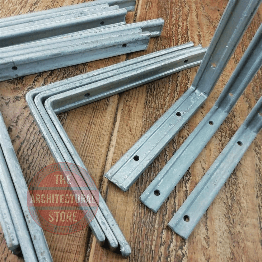 Industrial Style Fluted Shelf Brackets