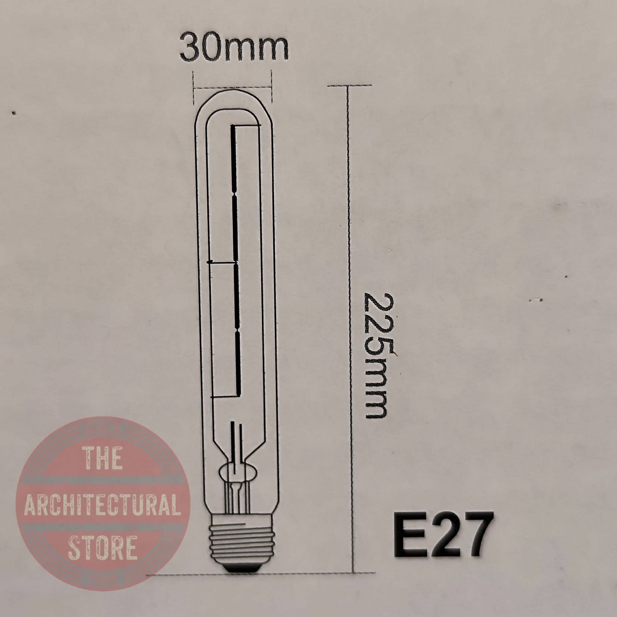 Long Tubular Light Bulb