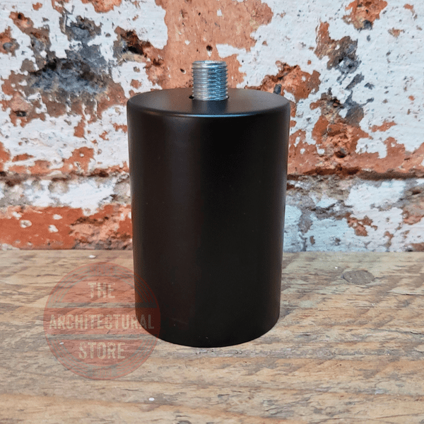 M10 Cylindrical Black E27 Bulb Holder