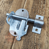 Oval Locking Pad Bolt Sliding Bolt Black Galvanised Or Zinc