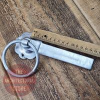 Plain Ring Handle Gate Latch 6" Galv