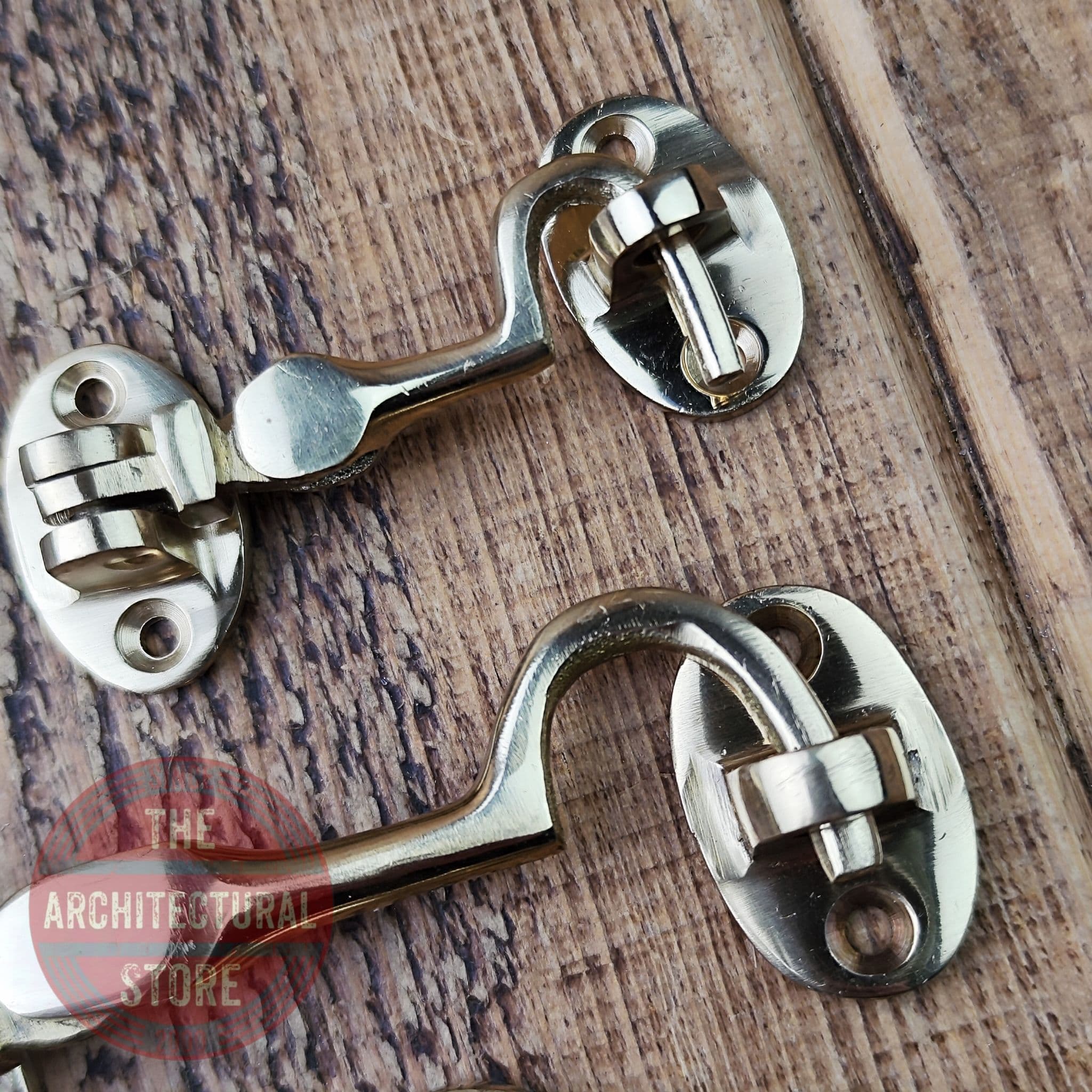 Polished Brass Cabin Hooks