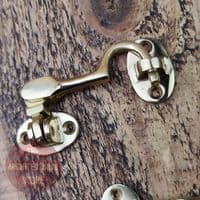 Polished Brass Cabin Hooks
