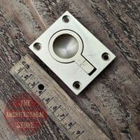 Polished Brass Flush Ring Pull