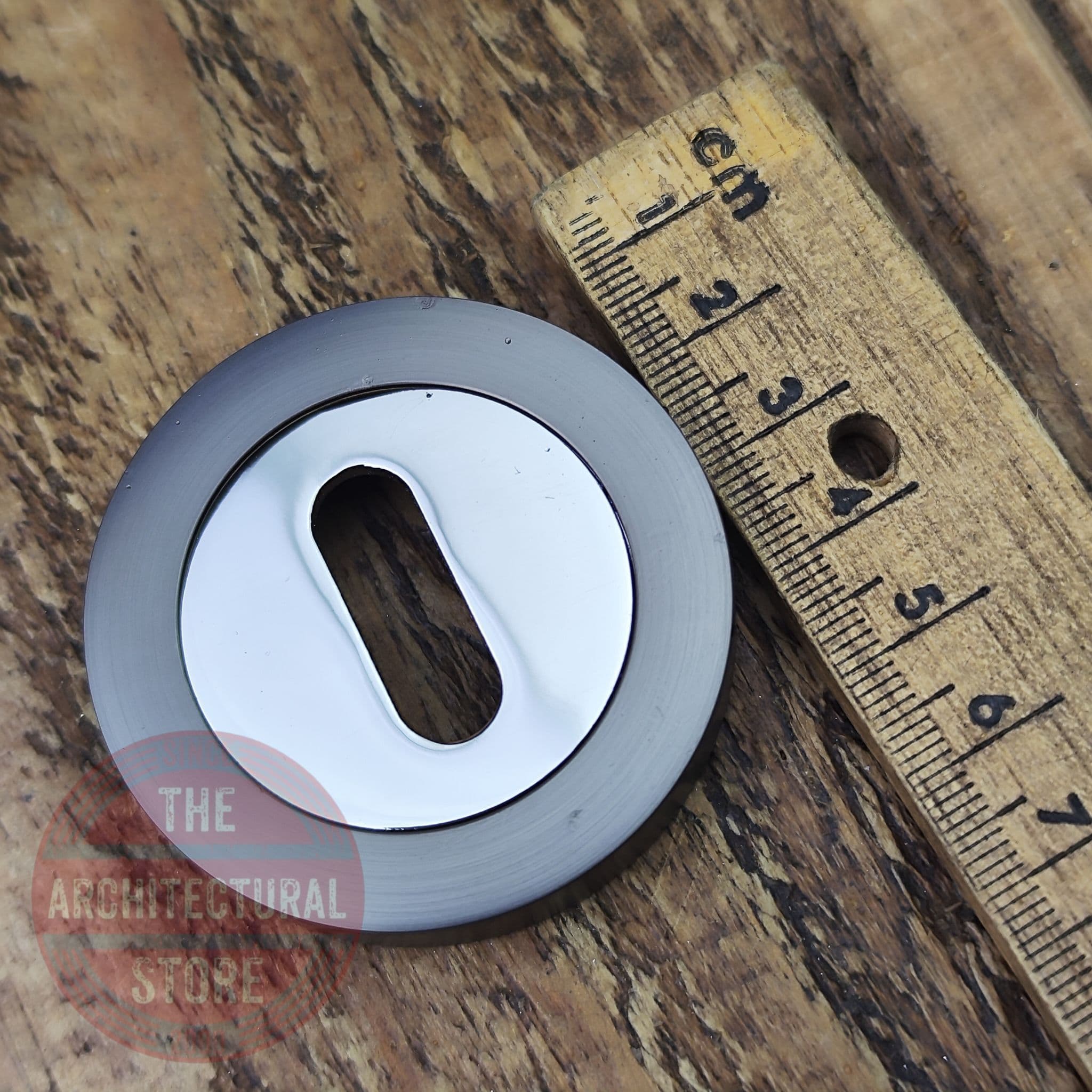 Polished Chrome/Graphite Escutcheon