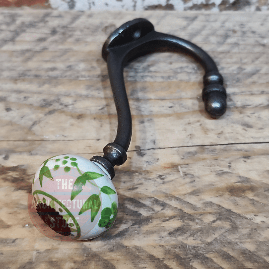 Single Ceramic Coat Hook