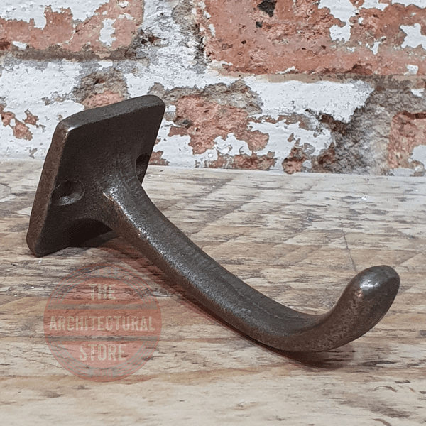 Single Coat Hook On Square Backplate