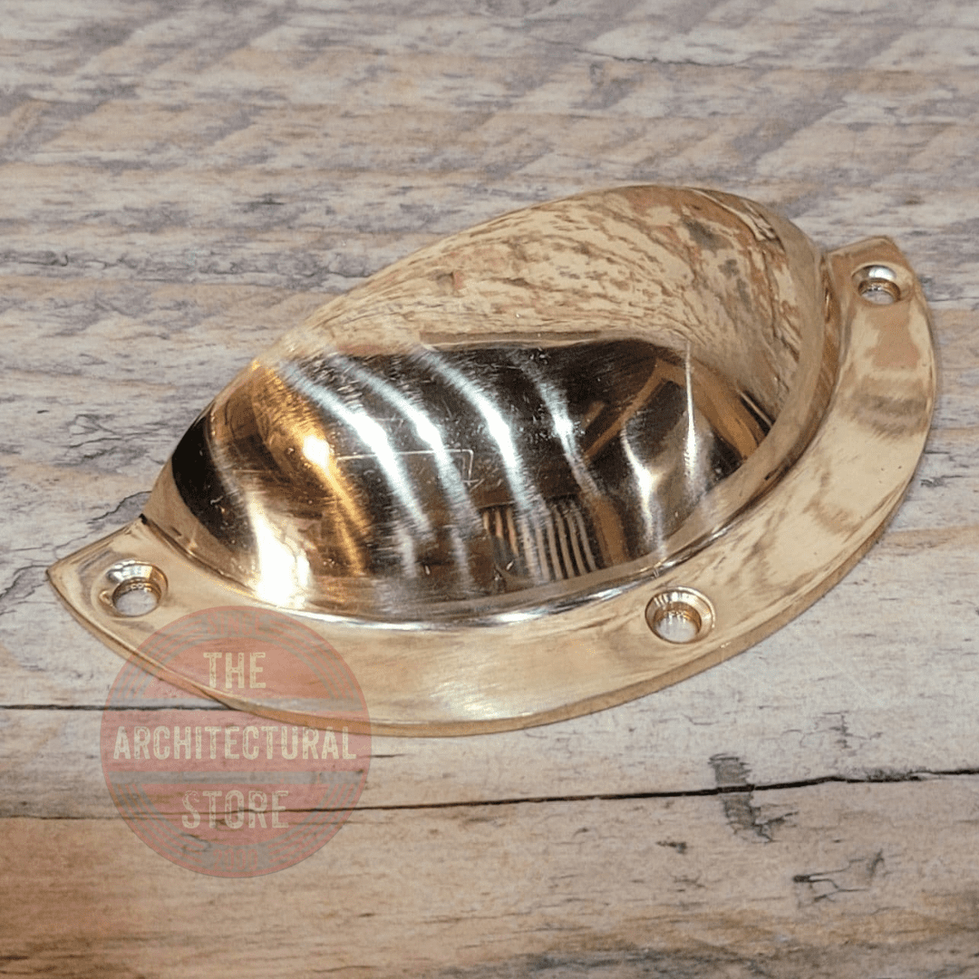 Solid Brass Drawer Pull 87mm