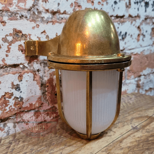 Solid Brass Wall Mounted Bulkhead Light