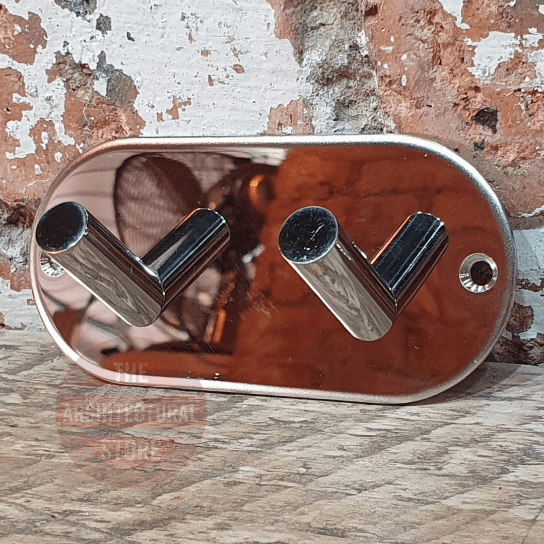 Stainless Steel Double Coat Hook