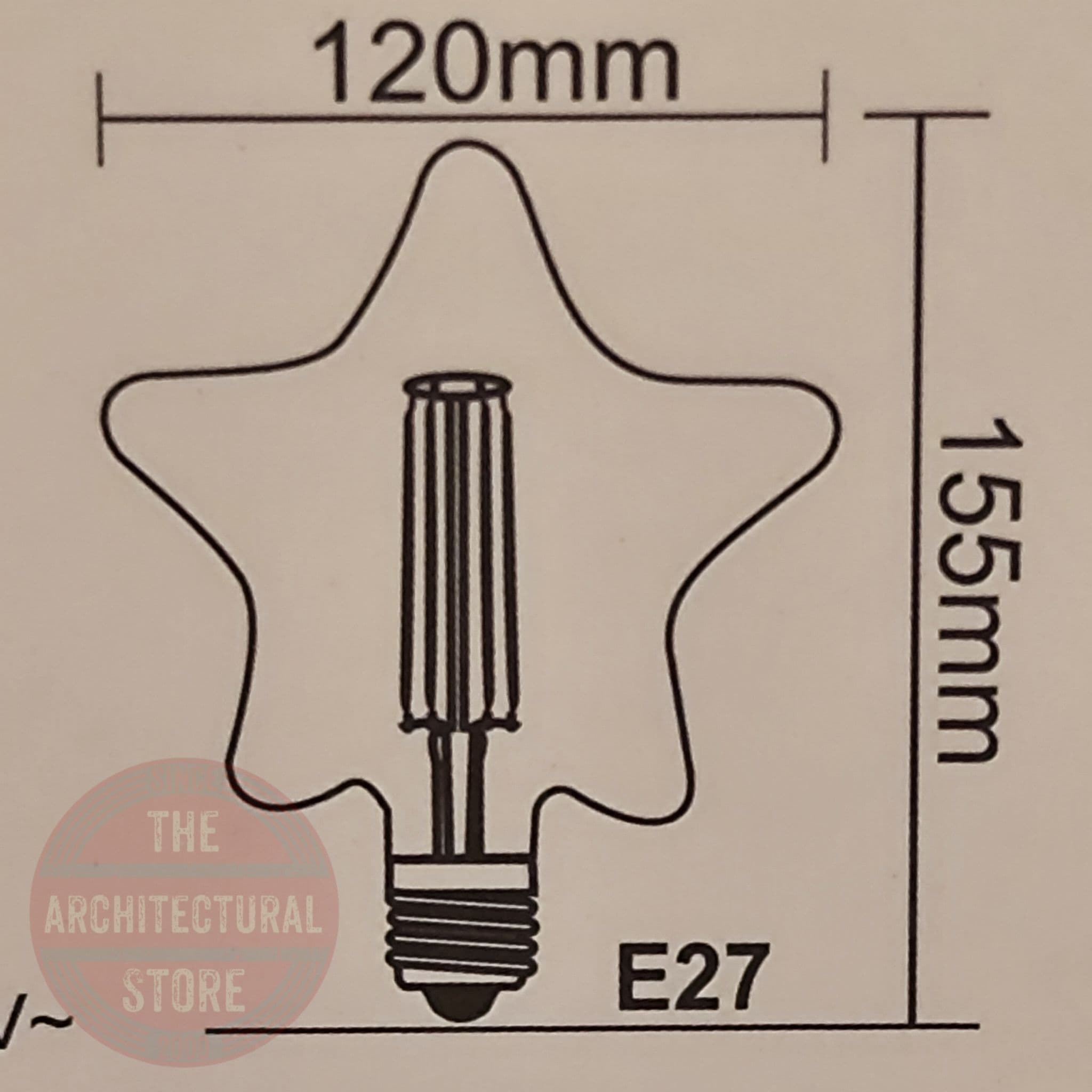 Star Shaped Bulb 540 Lumen E27
