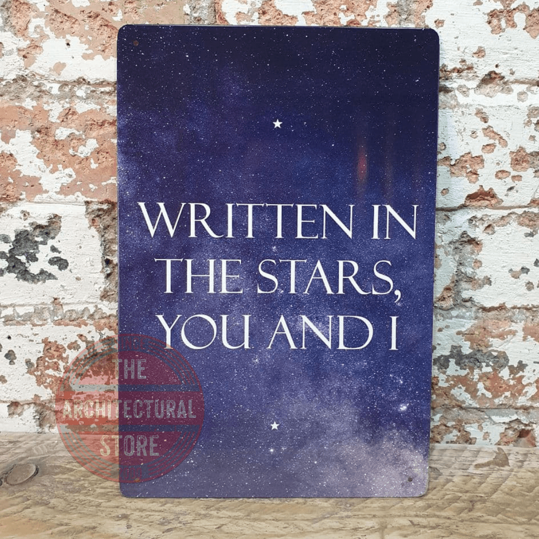 Starry Destiny Metal Sign