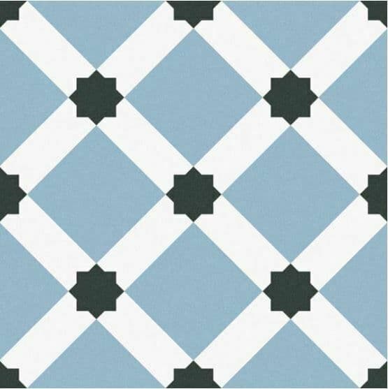 Barcelona Night Decor Vitrified Porcelain Wall/Floor Tile 250 x 250 x ...