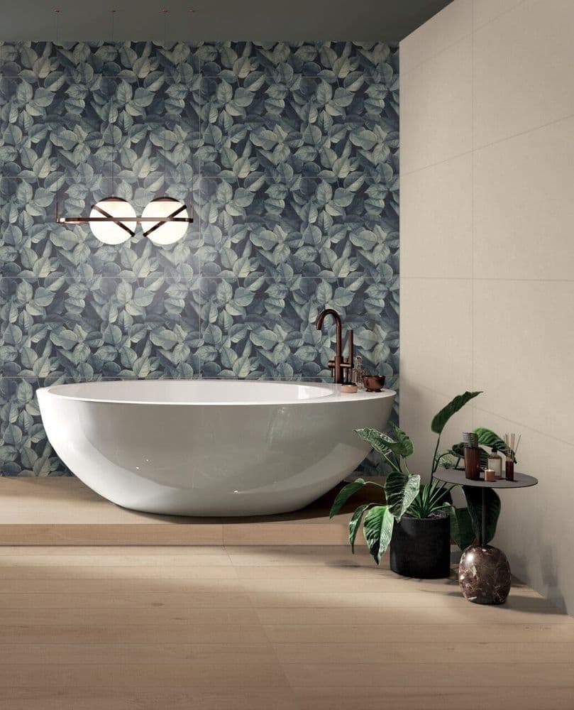 Foliage Matt Porcelain Feature Wall Tile 1200 x 600 x 1 tile 0 72m2