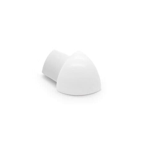 Genesis PVC External Tile Trim Corners pack 0f 4 in 6 8 10 or 12mm white