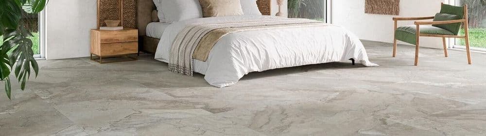Gravity White Stone Effect Porcelain Floor Tile 995 x 995 x 10mm x 1 0 99m2
