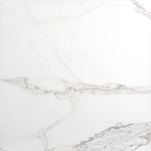 Palatina Gloss Porcelain Wall/Floor Tile 605 x 605 x 8mm x 3 in White ...