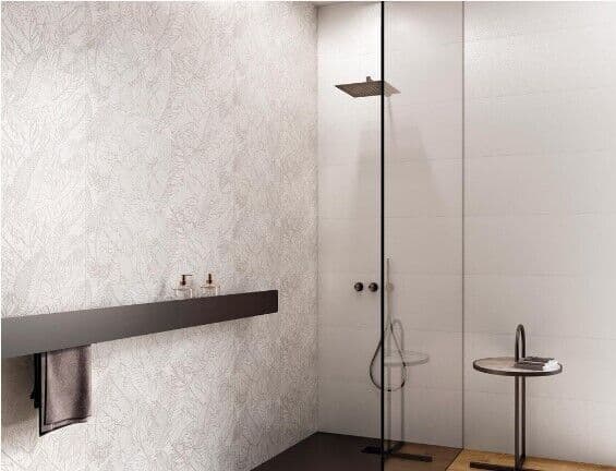 Pearl Satin Ceramic Wall Tile Plain or Decor 900 x 316 x 9 7mm x 4 1 14m2