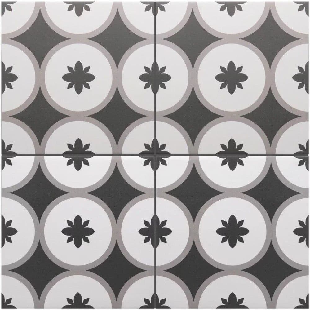 Rivoli Copengagen Porcelain Matt Feature Wall/Floor Tile 200 x 200 x ...