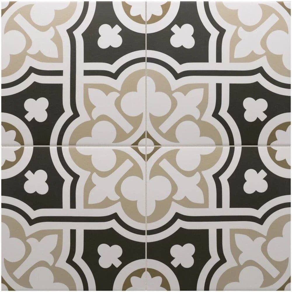 Rivoli Plaza Porcelain Matt Feature Wall/Floor Tile 200 x 200 x 10mm x 1m2
