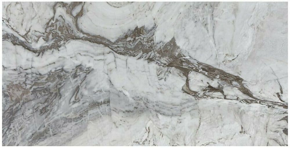Silvan Perla Gloss Marble Effect Porcelain Floor Tile 1200 x 600 x 2 1 44m2