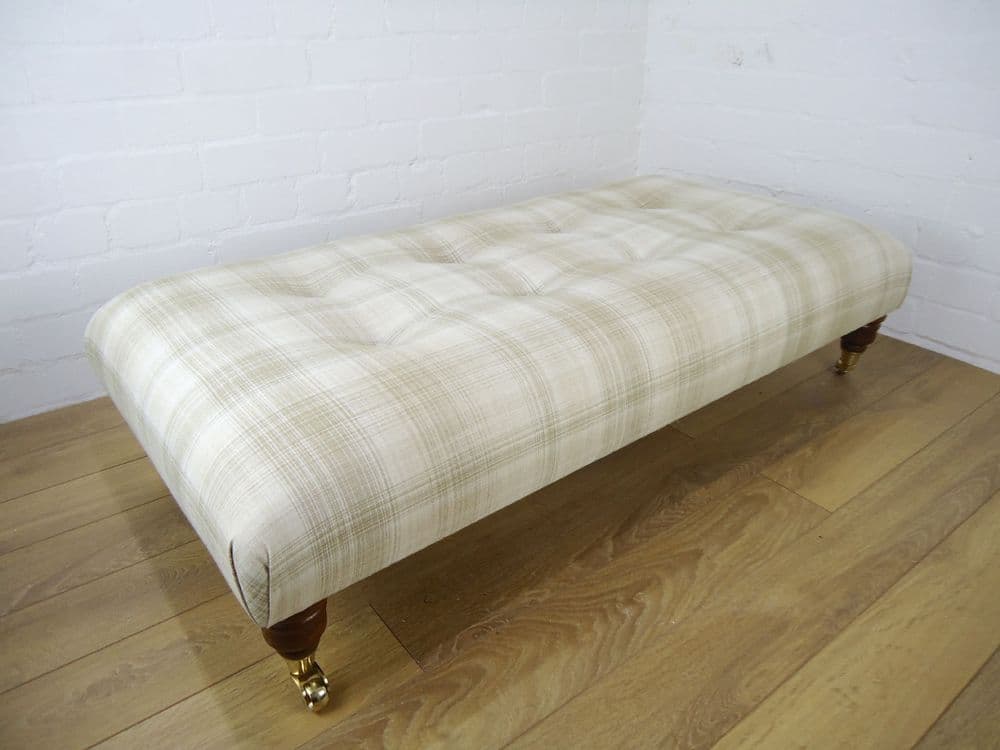 LAURA ASHLEY - WILLIAMS CHECK - footstool