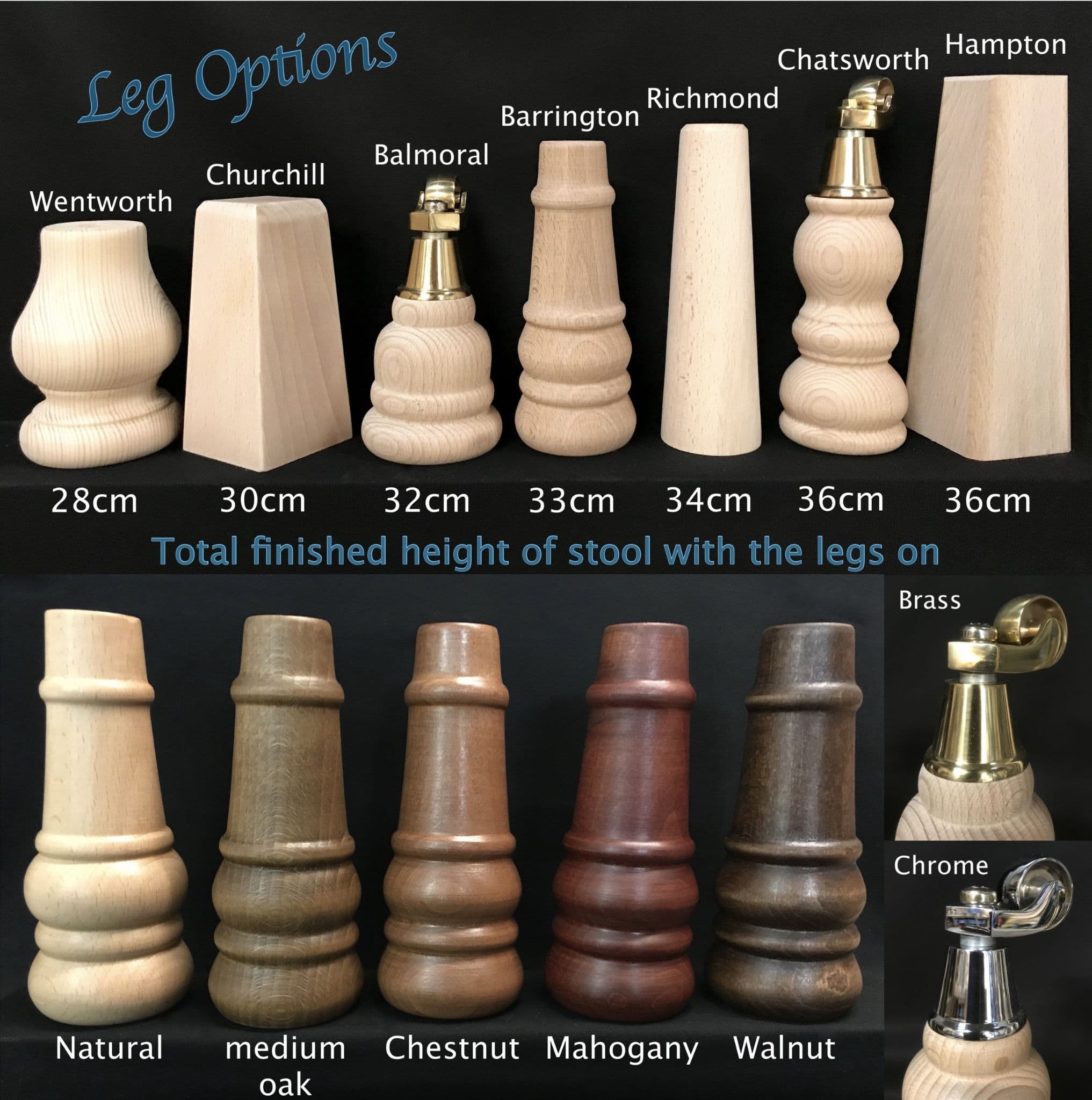 OPHELIA - LINEN - MULTI - FOOTSTOOL - CHOICE OF SIZE AND LEGS