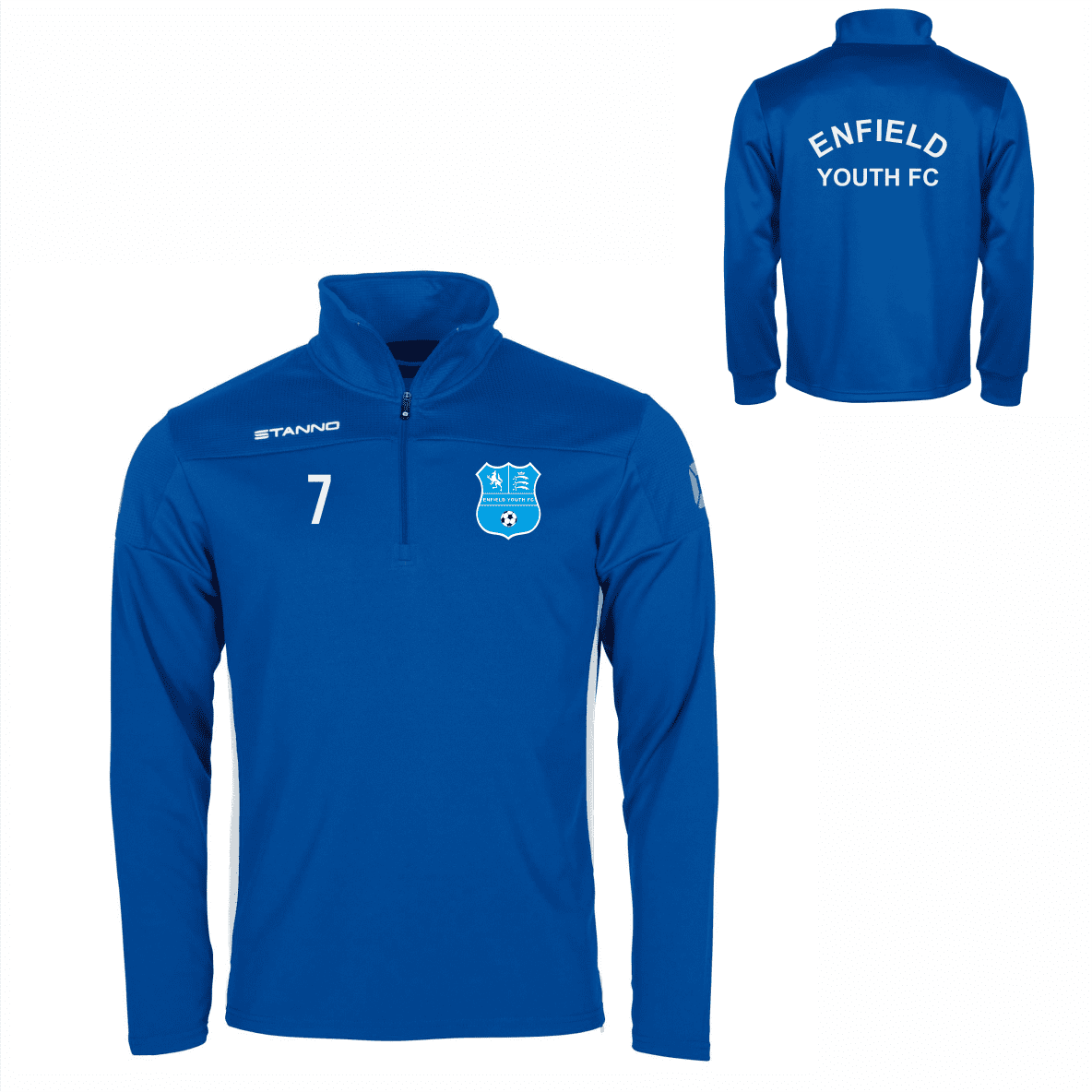 Enfield Youth FC 1/4 Zip Tracksuit Top Junior