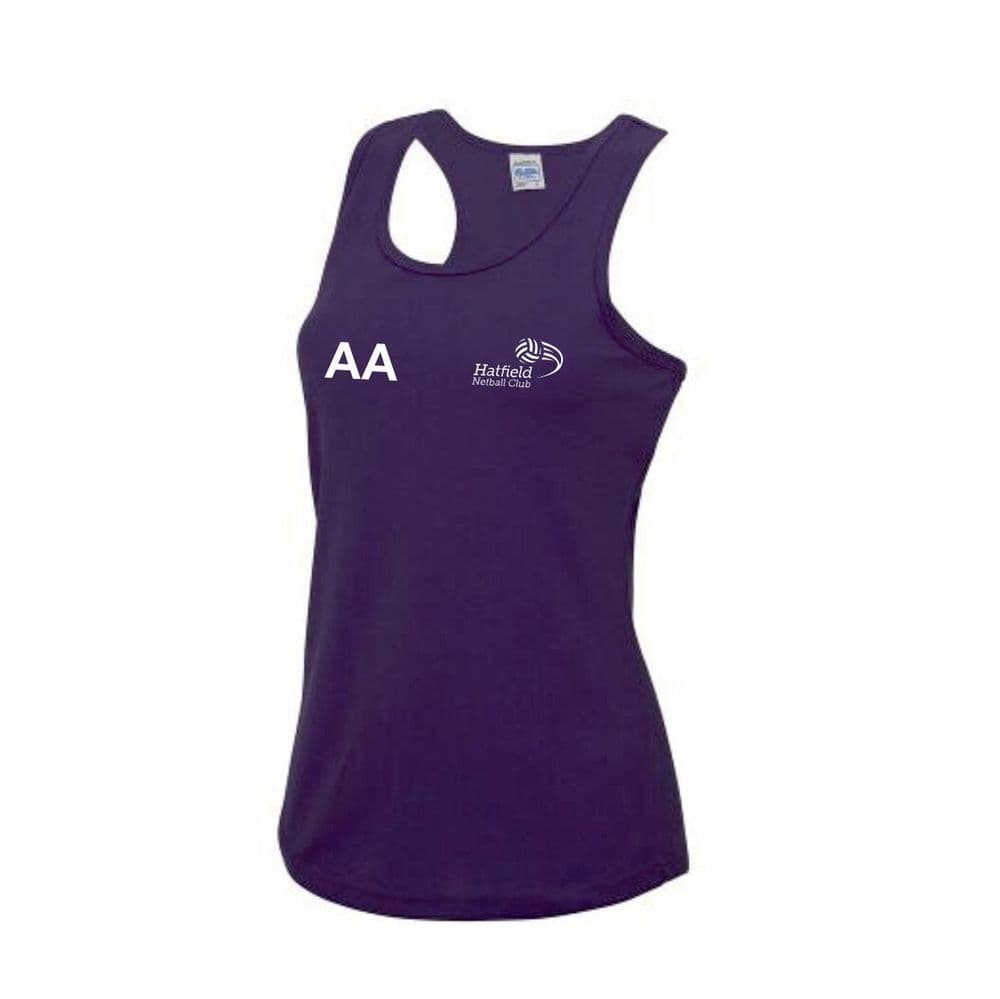 Hatfield Netball Training Vest Senior PURPLE