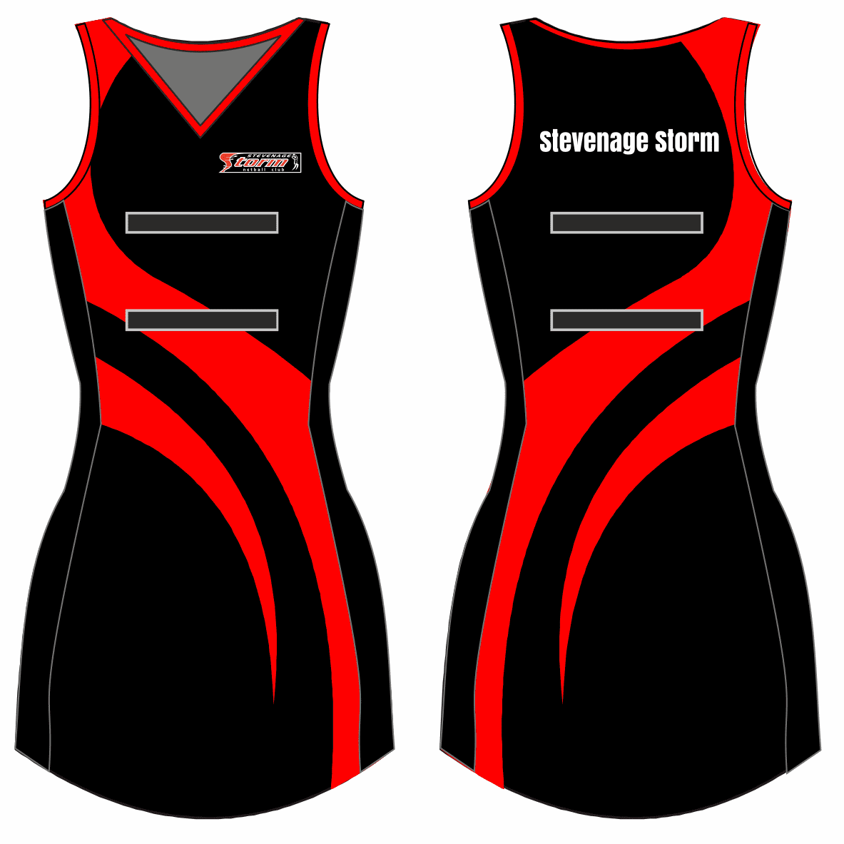 Stevenage Storm Netball Dress Senior Custom Made 4-6 Weeks delivery ...