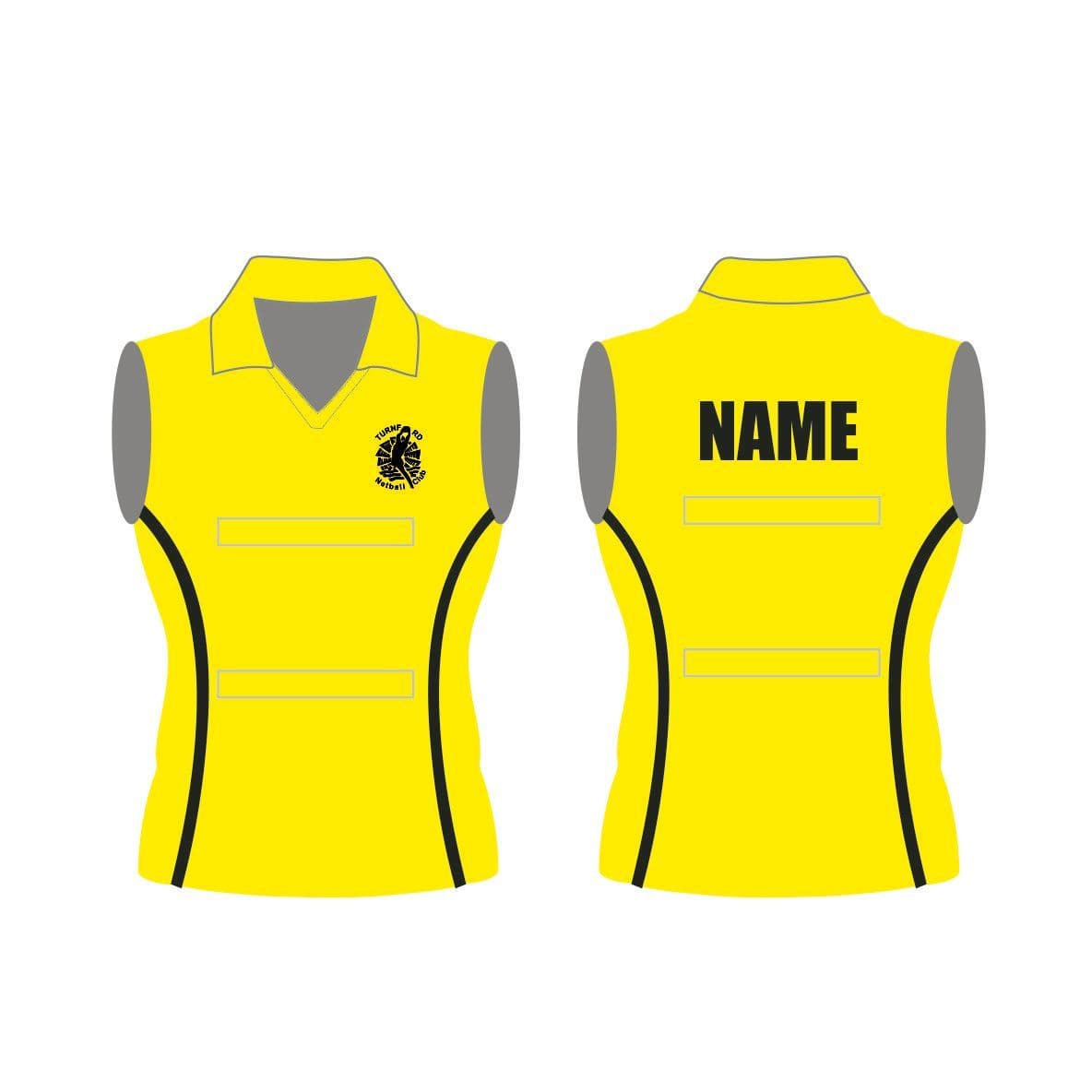 Turnford Netball Playing Top Junior Custom Made 4-6 Weeks delivery estimate