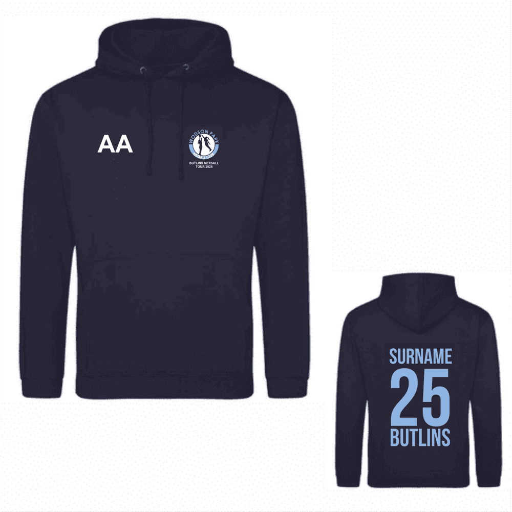 Wodson Park Netball Butlins Tour Hoodie 2025 - Junior