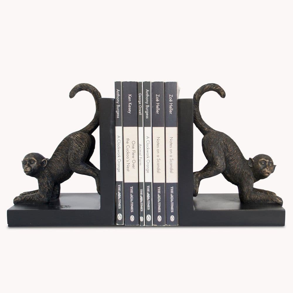 Kenton Set Of 2 Monkey Bookends
